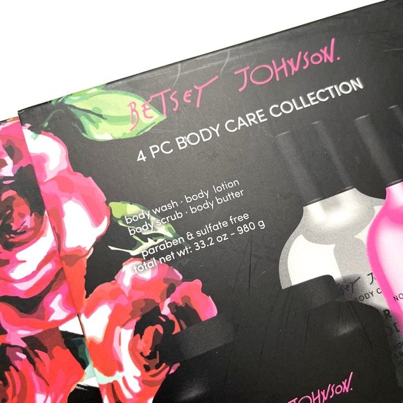 Betsey Johnson | Bath & Body | Nib 4pc Betsey Johnson Body Care Gift ...